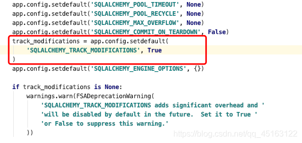 Python Flask在使用 Sqlalchemy出现sqlalchemytrackmodifications Adds Significant Overhead And Csdn博客