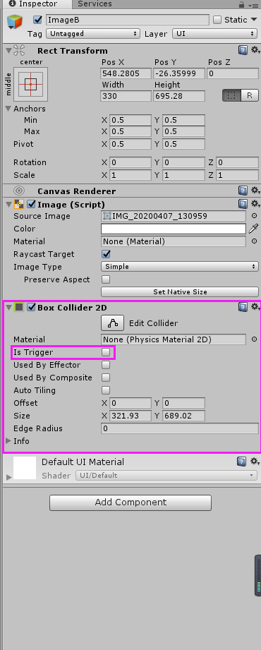 UGUI图片的碰撞检测（新Rigidbody2D组件下）_unity ugui碰撞检测-CSDN博客