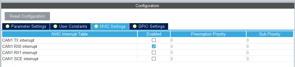 STM32 CAN configuration - Programmer Sought