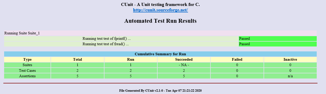 使用CUnit对库做单元测试_cunitautomated-results-CSDN博客