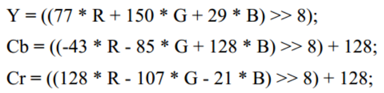 关于 YCbCr（YUV） 格式视频流的介绍_ycbcr422-CSDN博客