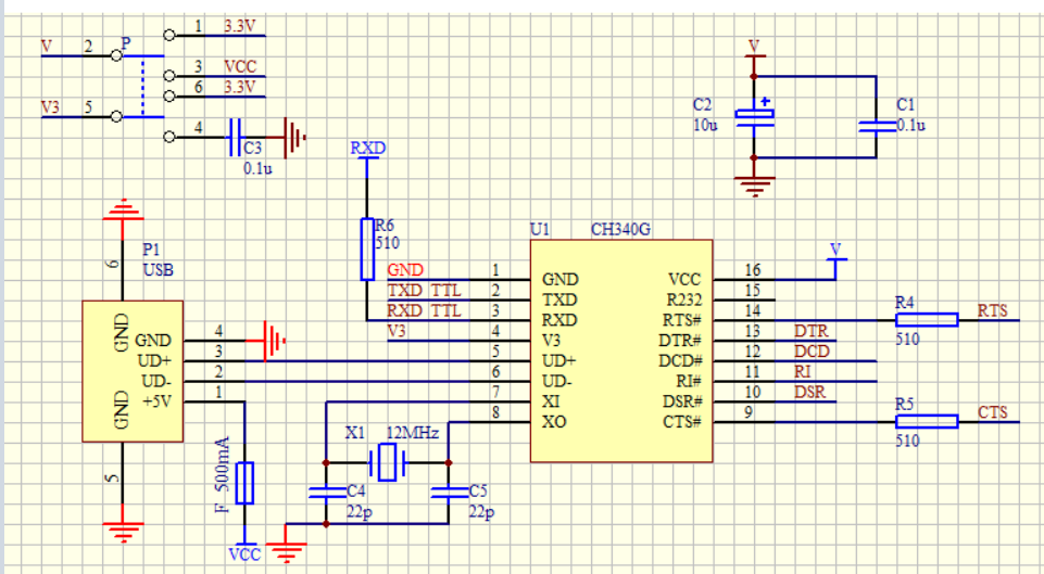 CH340G_ch340g 晶振 电容 多大-CSDN博客