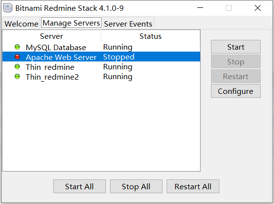 windows下Bitnami Redmine安装(apache stopped问题解决)_进步一丢点everyday的博客-CSDN博客