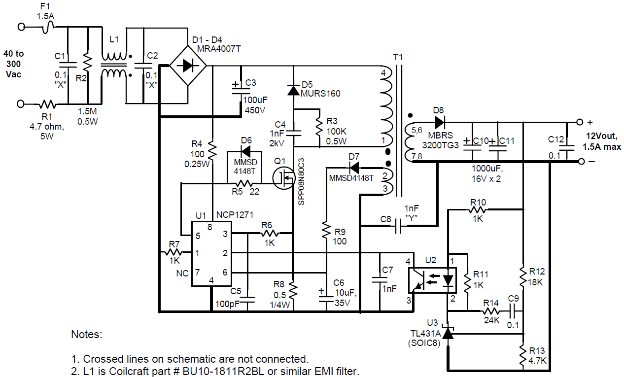 NCP1271的使用_1271a电源电路图-CSDN博客