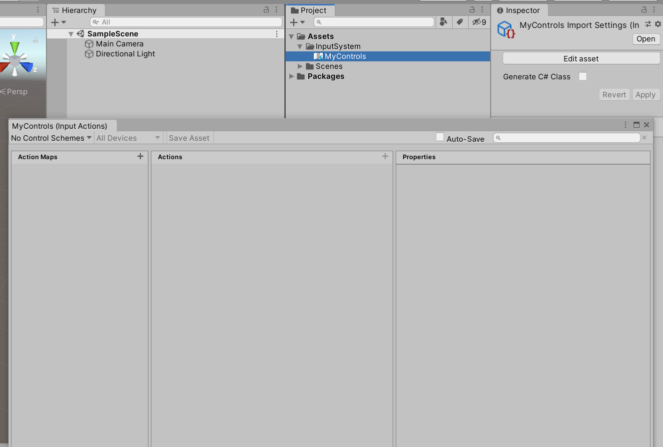 Unity 新输入控制系统Input System键鼠简单用法_unity playercontrol action type-CSDN博客