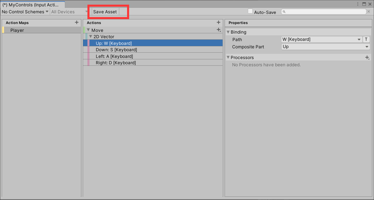 Unity 新输入控制系统Input System键鼠简单用法_unity playercontrol action type-CSDN博客