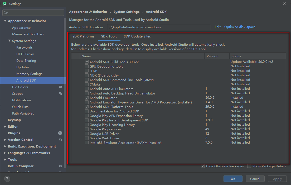 环境搭建 | Windows安装Android SDK_sdk platforms-CSDN博客