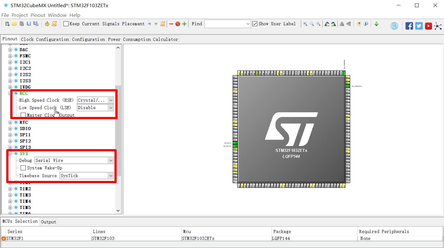 STM32CubeMX新建STM32F103ZET6工程_cubemx生成zet6keil工程-CSDN博客