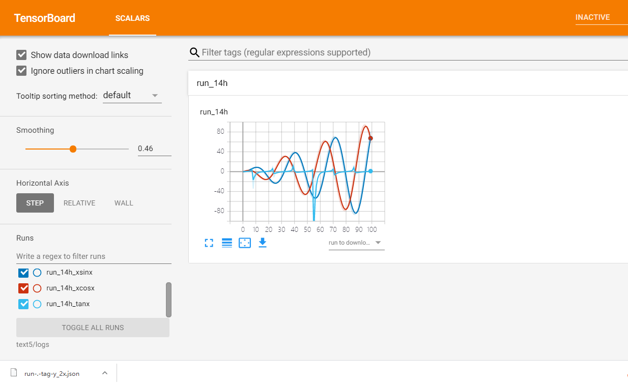 一学就会 | 基于PyTorch的TensorBoard可视化_write a regex to filter runs-CSDN博客