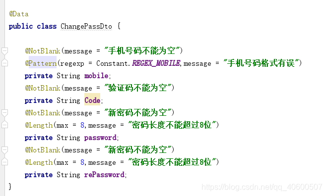 Notblank Notnull Notblank校验非空注解怎么获得自定义message Notblank抛出异常 Csdn博客