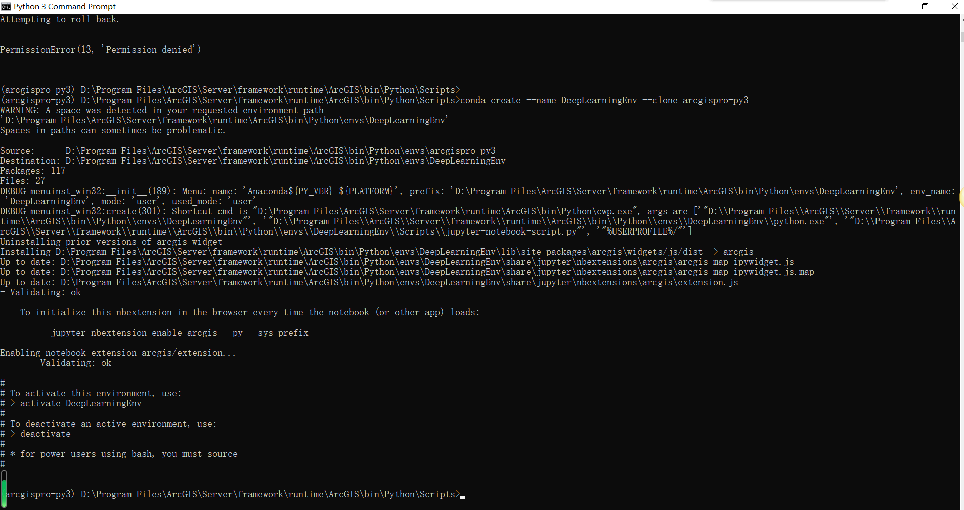 arcgis server10.8环境配置深度学习环境_arcgis server 10.8 ecp-CSDN博客