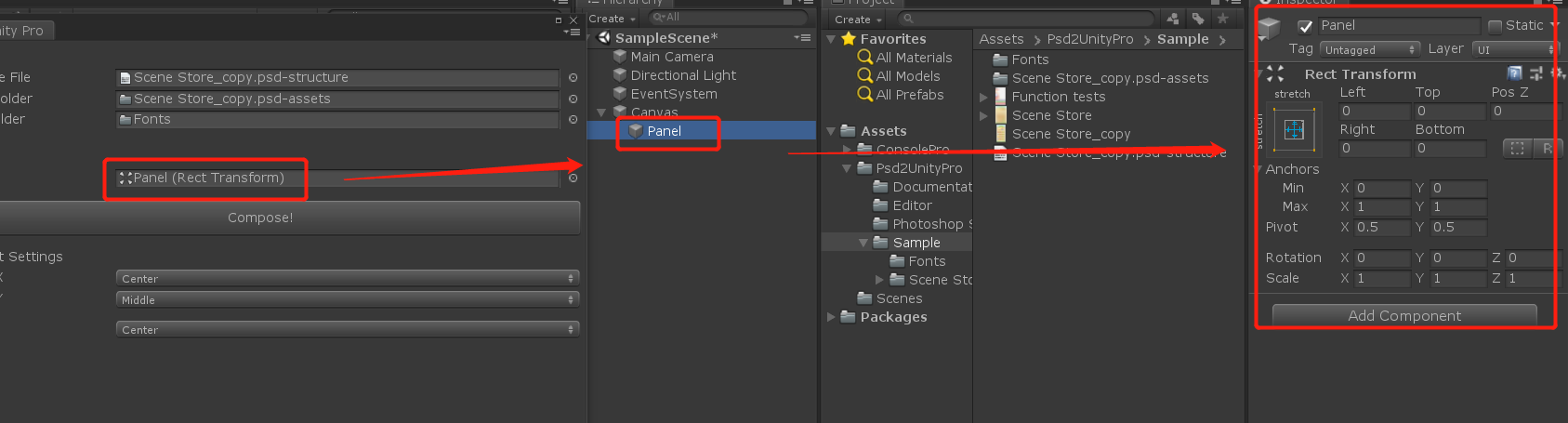 Psd 2 Unity uGUI Pro 使用介绍-CSDN博客