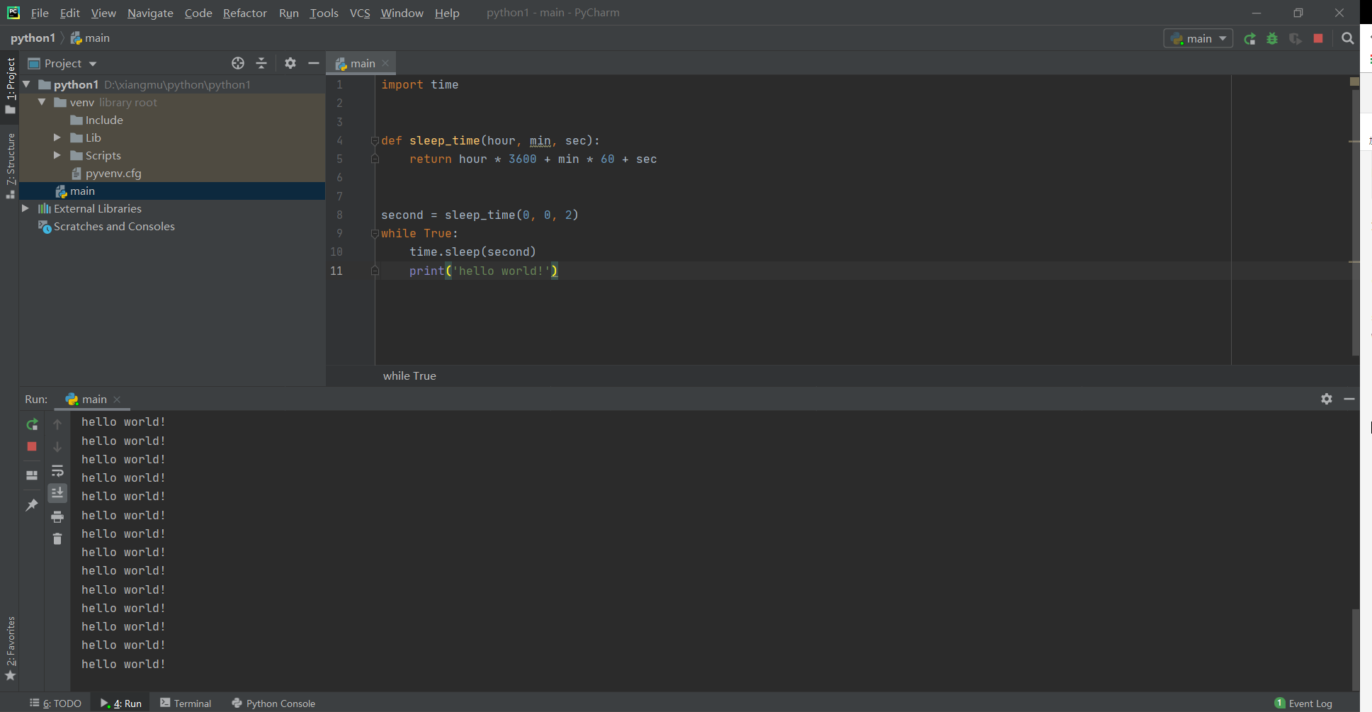 Pycharm-community-2020.1下载-安装-新建项目-简单helloworld实例_pycharm community 2020-CSDN博客