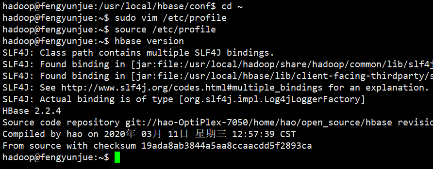 Ubuntu安装HBase2.2.4并进行单机/伪分布式配置_hbase单机环境搭建 ubuntu 22.04-CSDN博客