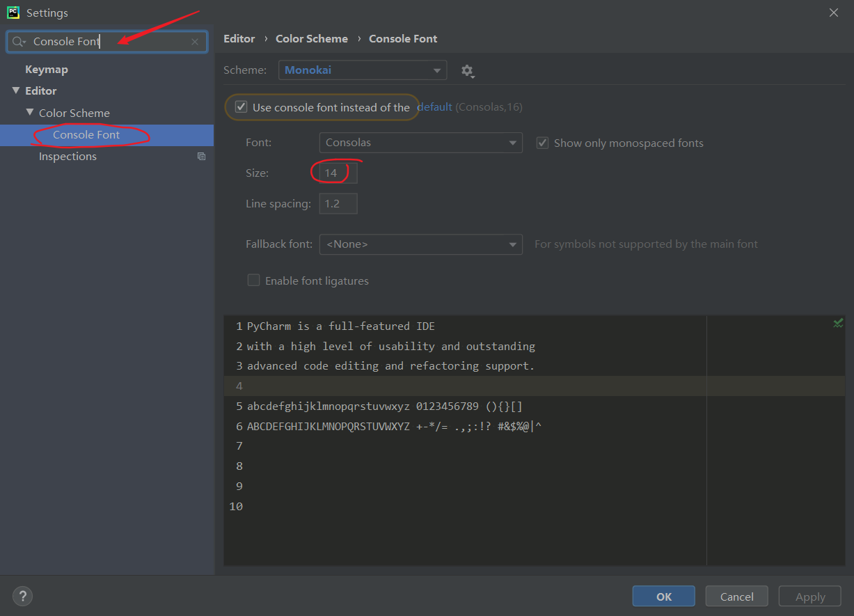 Pycharm更改Terminal字体大小（不是Python Console 交互页面_pycharm调整terminal字体大小-CSDN博客