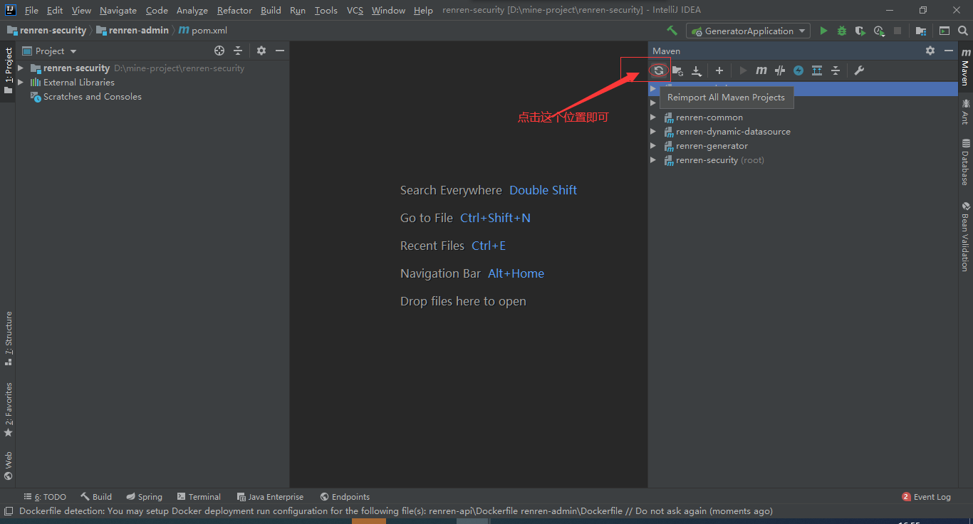 IDEA中Maven项目有类似eclipse的Update Project（ALF+F5） 的操作_idea maven update project-CSDN博客