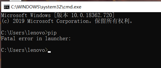 Python中使用pip安装模块时，出现：fatal Error In Launcher 解决方法win7 Pip Fatal Error In Launcher Csdn博客