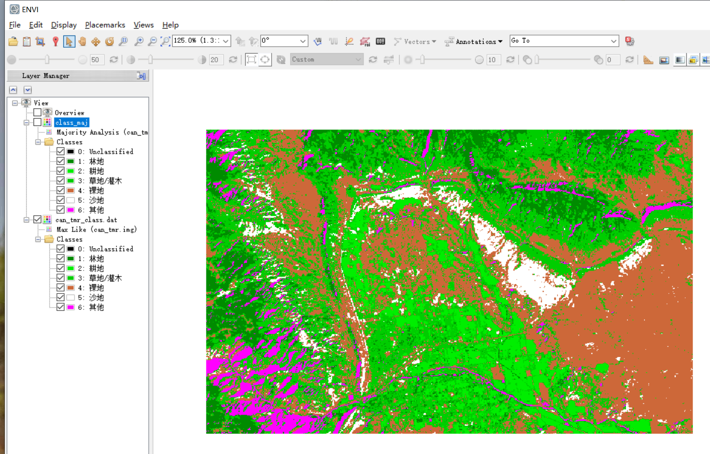 ENVI入门系列教程---二、图像分析---11.分类后处理_胡侃有料的博客-CSDN博客_envi分类后处理