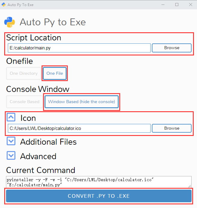 auto-py-to-exe 使用指南_autopytoexe 密码-CSDN博客