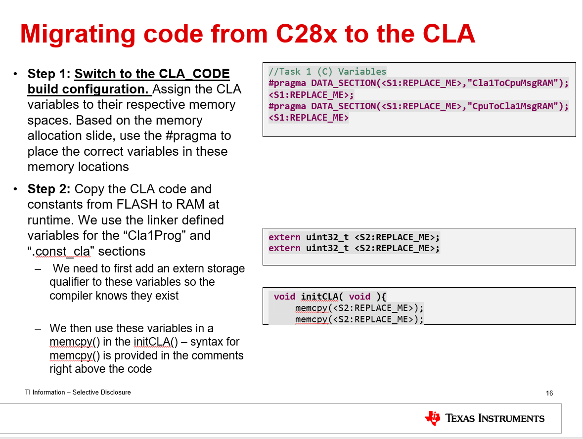 TMS320F280049C 学习笔记10 控制率加速器 Control Law Accelerator (CLA) 入门_280049cla-CSDN博客