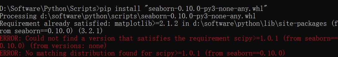 Python安装seaborn出现错误的几种可能和解决办法oserror Seaborn Is Not A Valid Package Style P Csdn博客 