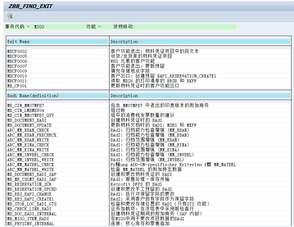 如何通过Tcode查找SAP各事务码对应的增强出口清单_查看tcode的出口-CSDN博客