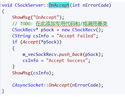 使用MFC套接字CAsyncSocket进行网络通信——服务器端_对话框 接收 casyncsocket 消息-CSDN博客