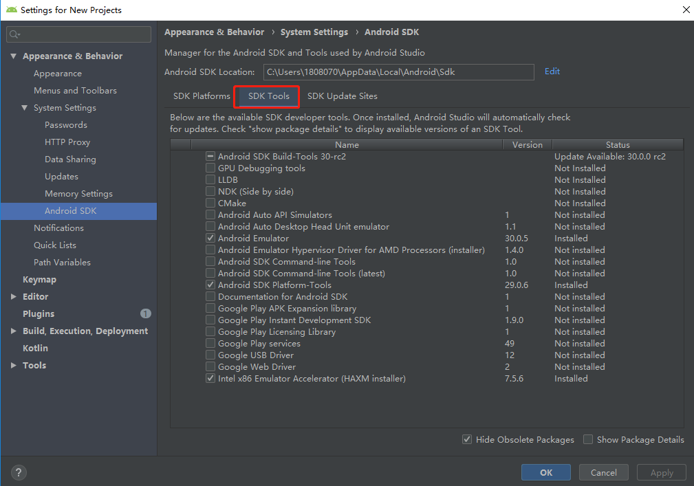 react native：在windows上搭建安卓环境并在虚拟机上启动Hello World_用android在虚拟手机上显示hello ...