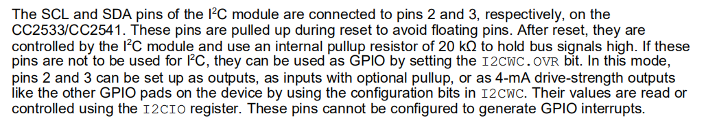 CC2541 SDA SCL 用作普通IO口_sda和scl io-CSDN博客