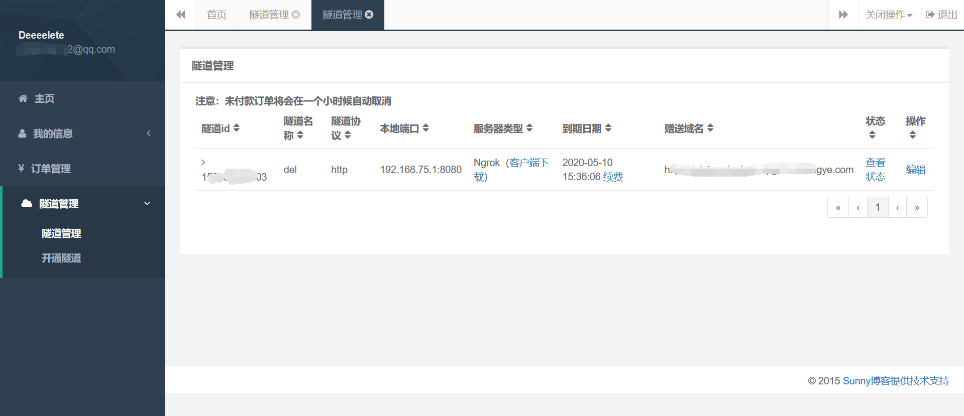 Windows下利用Sunny-Ngrok进行内网穿透_sunnyngrok windows10-CSDN博客