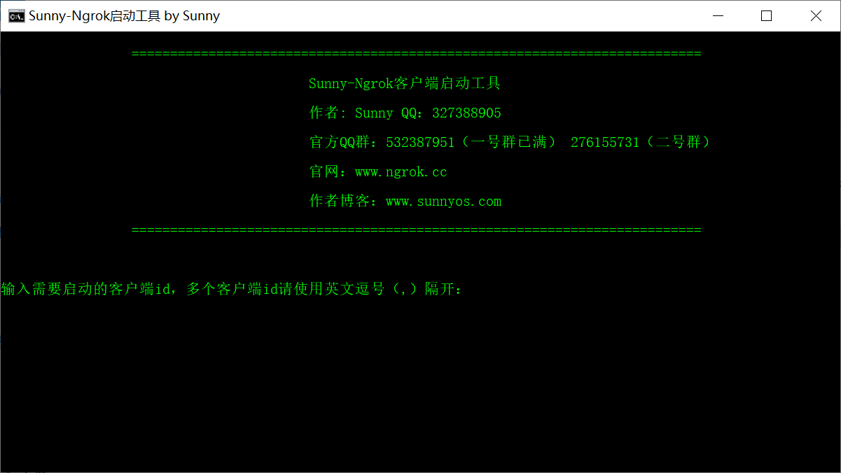 Windows下利用Sunny-Ngrok进行内网穿透_sunnyngrok windows10-CSDN博客