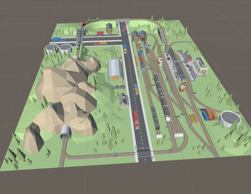 【Unity3D插件】Simple Trains - Cartoon Assets插件分享《卡通风火车场景》_unity如何模拟铁路火车-CSDN博客