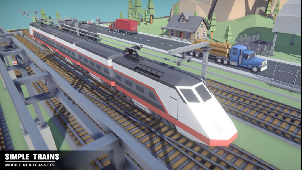 【Unity3D插件】Simple Trains - Cartoon Assets插件分享《卡通风火车场景》_unity如何模拟铁路火车-CSDN博客
