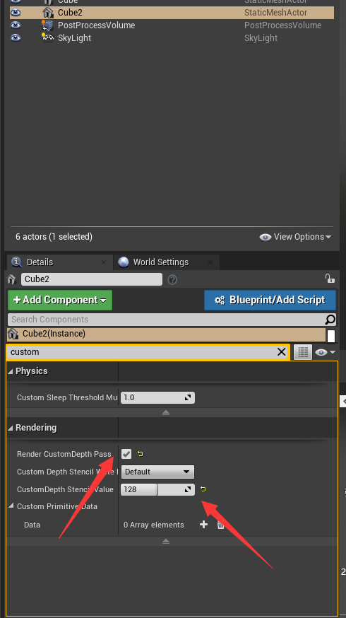 【UE4】用Custom Stencil完成后处理外描边效果-CSDN博客