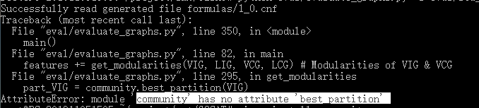 module ‘community‘ has no attribute ‘best_partition‘ [已解决]_no module named 'community-CSDN博客