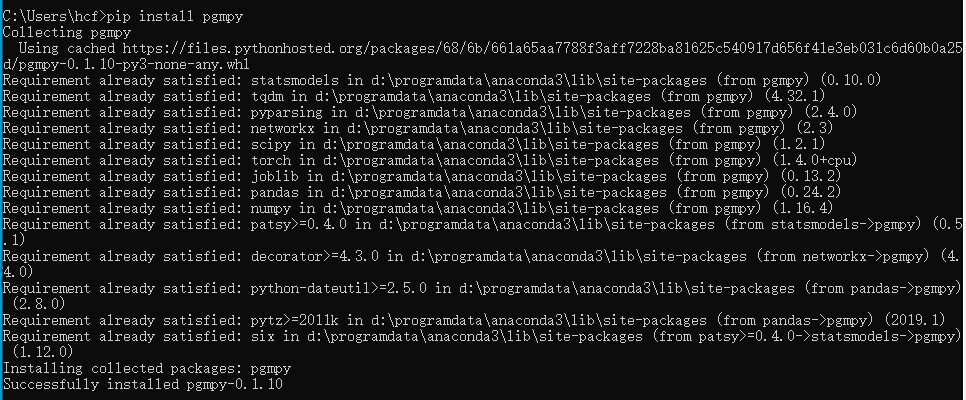 贝叶斯网络学习Python环境搭建（pgmpy）_pgmpy库下载-CSDN博客
