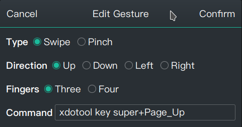 Linux配置触控板二指，三指，四指滑动捏合手势_linux实现三指轻拍-CSDN博客