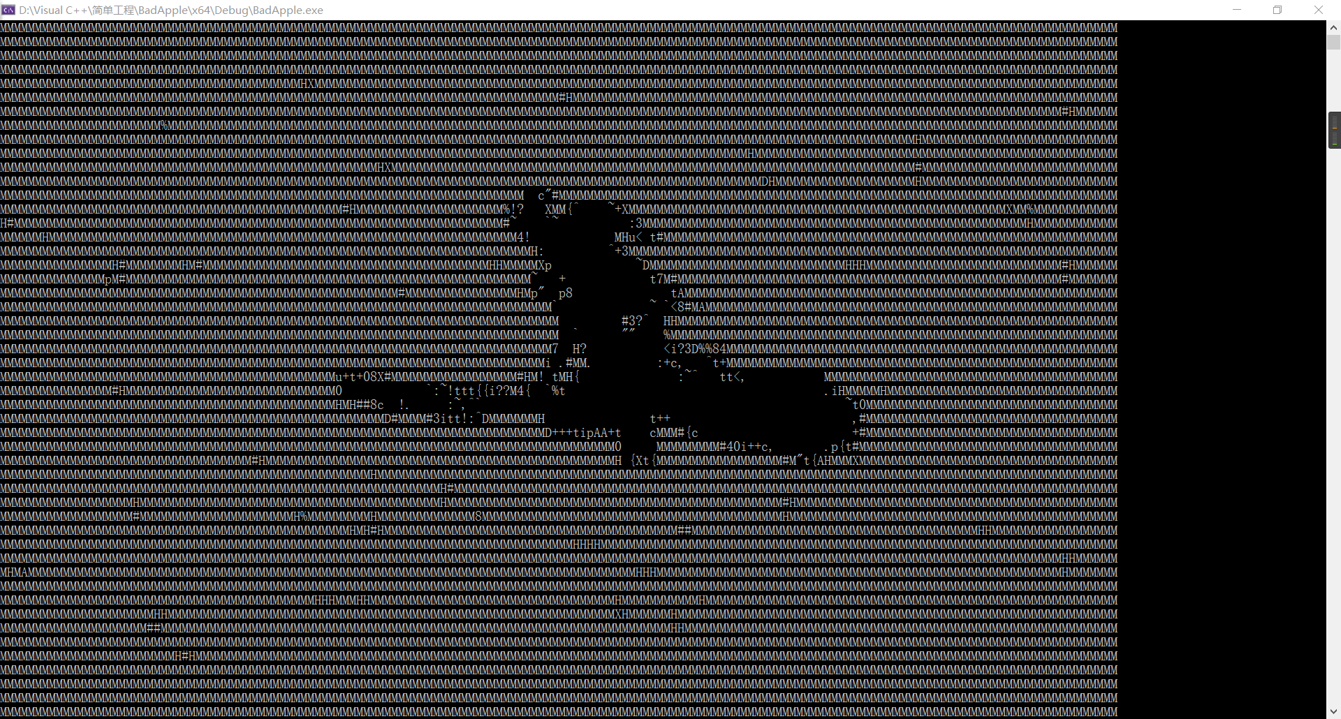 BadApple 源代码合集——Windows_unix bad apple-CSDN博客