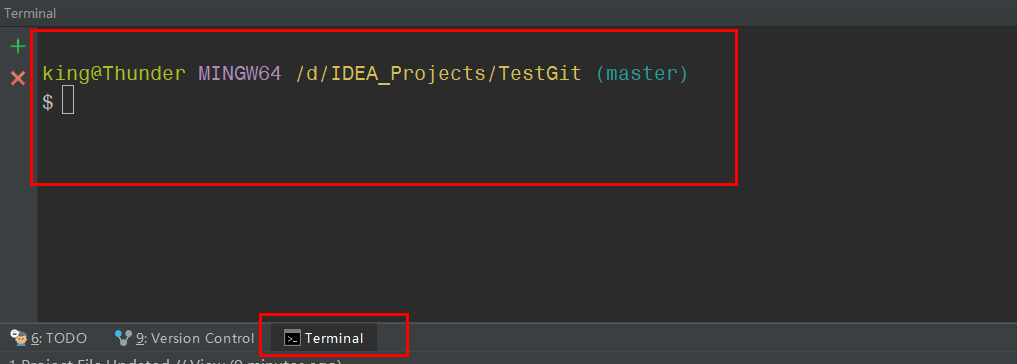 如何在IDEA中敲Git命令_idea怎么敲git密令-CSDN博客