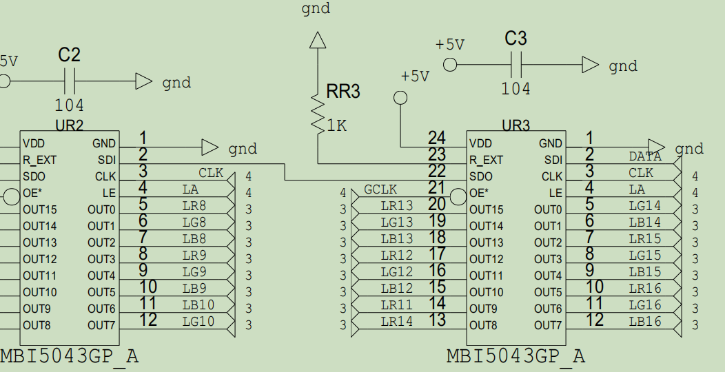 【STM8】使用SPI通讯控制多个级联MBI5043 一一方案制定_spi级联-CSDN博客