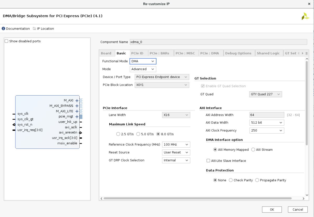 XILINX DMA / Bridge Subsystem for PCI Express (XDMA) notes - Programmer ...