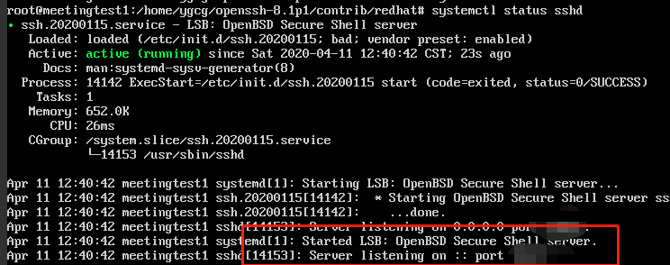 Start operation timed out. Terminating.Failed to start openbsd secure shell server-CSDN博客