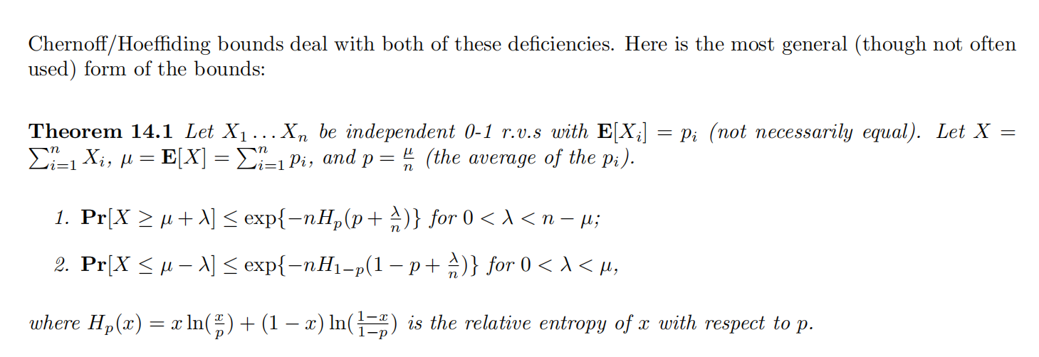 Chernoff Bound（切诺夫界）以及信道编码中的Gilbert-Varshamov Theorem-CSDN博客