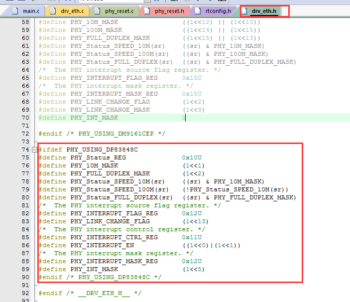 STM32F407芯片RT Thread系统下移值LWIP协议，采用DP83848的PHY芯片_rt thread dp83848-CSDN博客