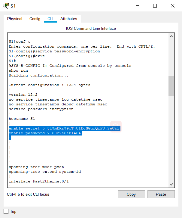 cisco中交换机的console密码，特权模式密码，vty密码设置_cisco vty enable 密码-CSDN博客