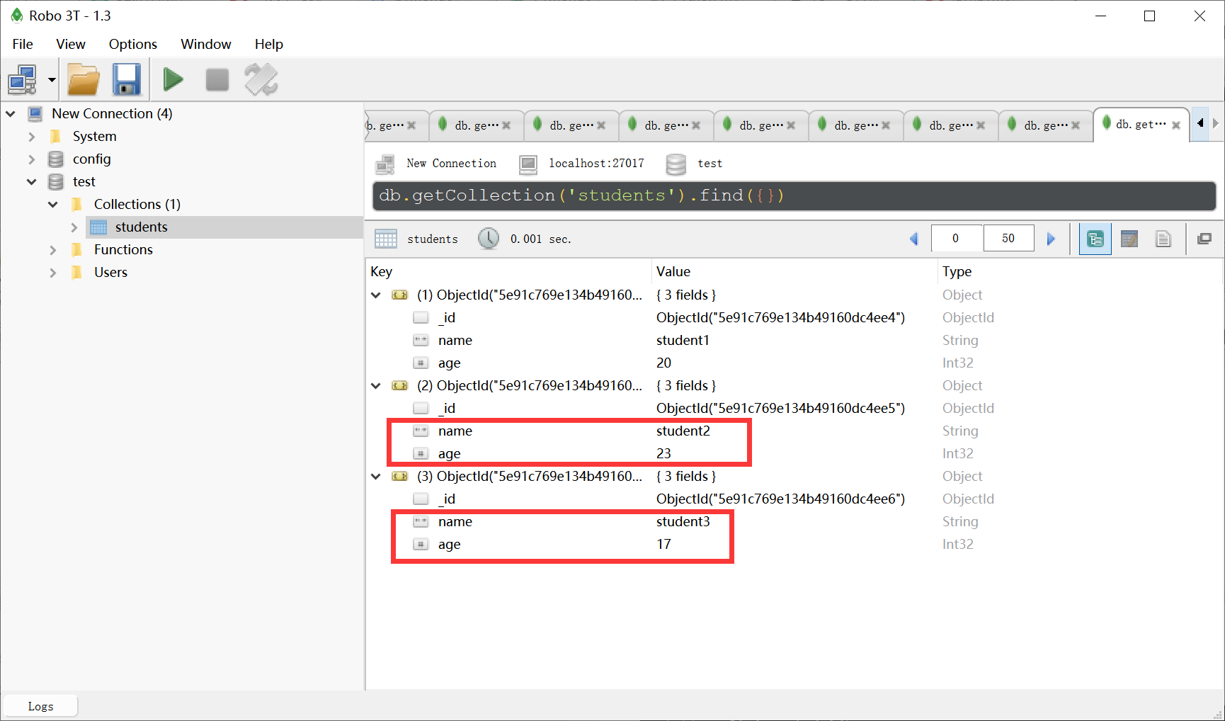 pymongo操作MongoDB基础教程_pymongo 4.4-CSDN博客