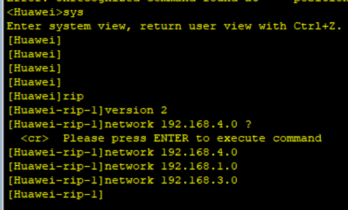华为(eNSP) RIP实验配置过程_ensp中lookback-CSDN博客
