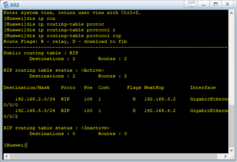 华为(eNSP) RIP实验配置过程_ensp中lookback-CSDN博客