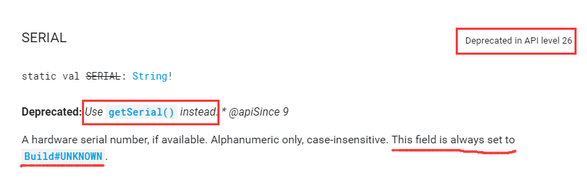 Android 8、Android 9获取手机序列号的兼容写法_build.getserial-CSDN博客
