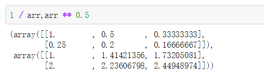 Numpy Ndarray：多维数组对象（使用jupyter Notebook进行探索）jupyter Notebook中怎么查看数组内容 
